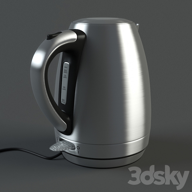 Kettle Redmond - Kitchen appliance - 3D model