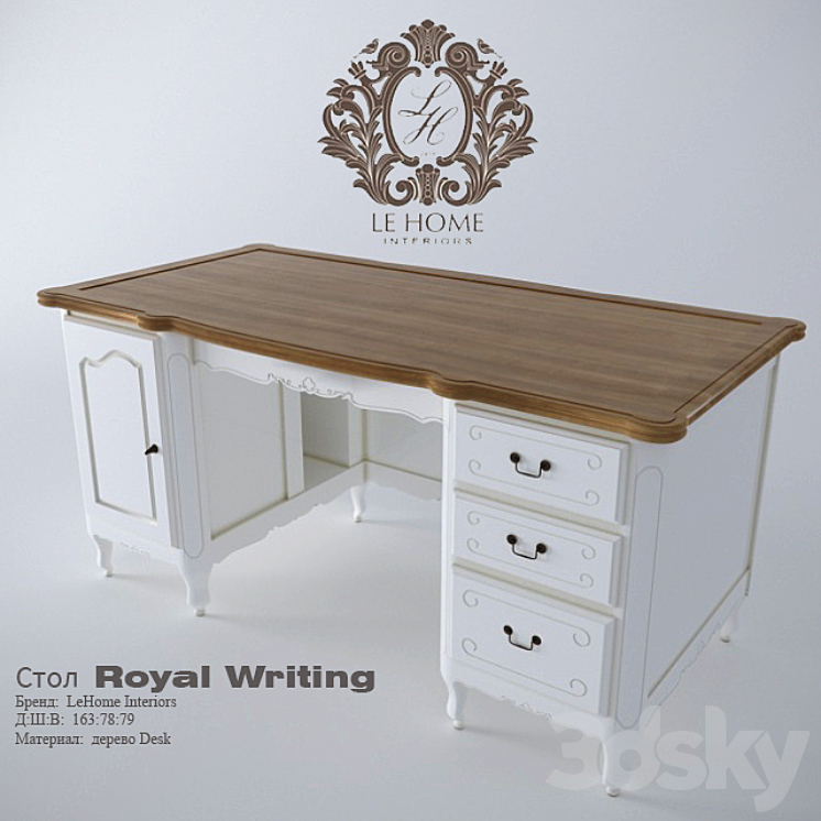 TABLE ROYAL WRITING DESK - Table - 3D model