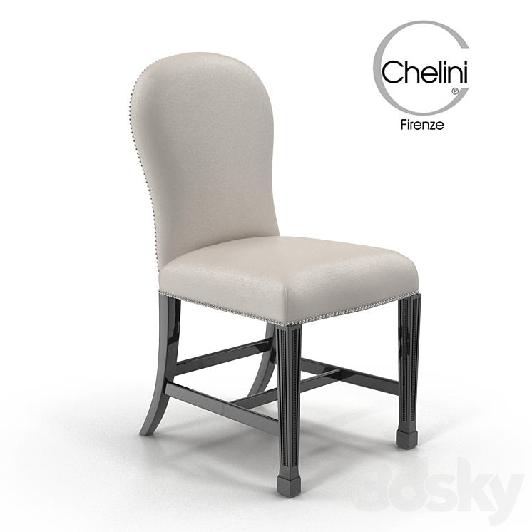 Chelini chair 2063 / P - Chair - 3D model