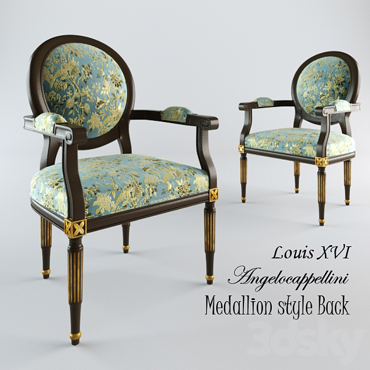 Louis XVI - Chair - 3D model
