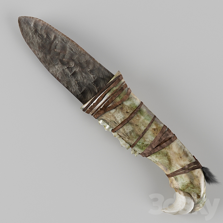 Bone Dagger - Miscellaneous - 3D model