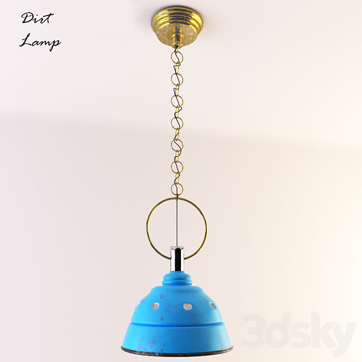 Dirt_lamp - Pendant light - 3D model