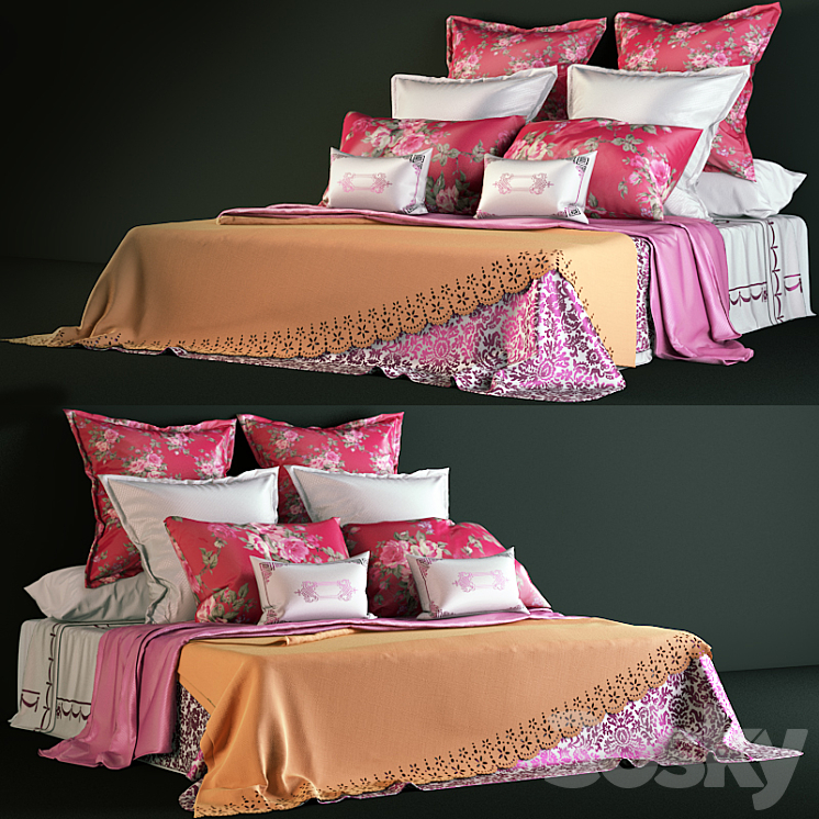 Raspberry_Bed_2 - Bed - 3D model