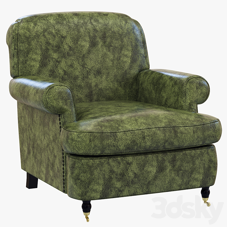Baxter CHARLOTTE - Arm chair - 3D model