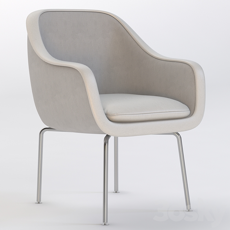Bumper Side Chair - Office furniture - 3D model