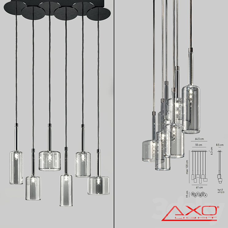 Axo Light Spillray - Pendant light - 3D model