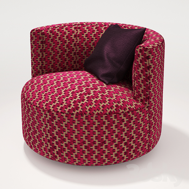 Saba - Chance armchair - Arm chair - 3D model