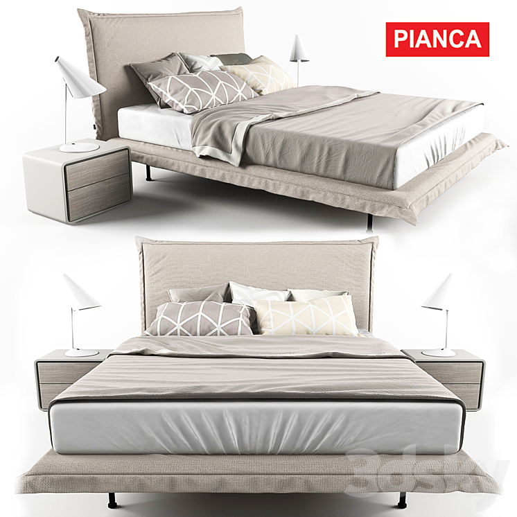 Aladino bed - Bed - 3D model