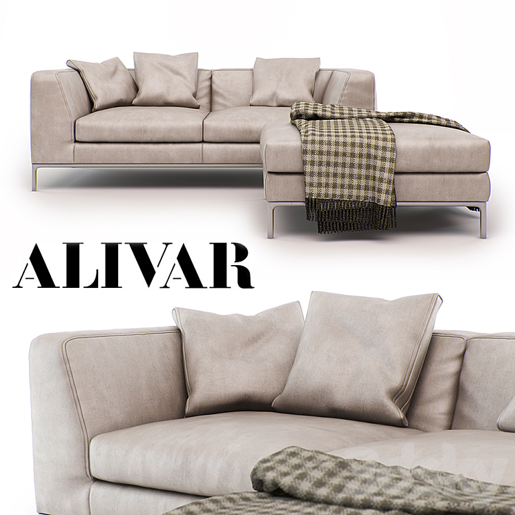 Alivar Cloud - Sofa - 3D model