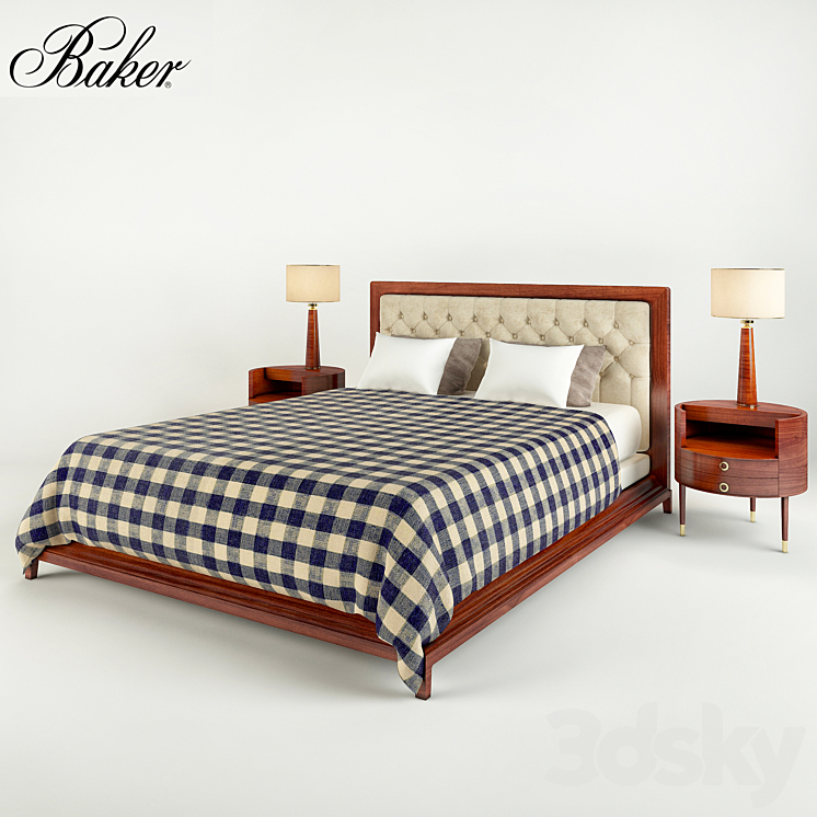 Baker set - Bed - 3D model