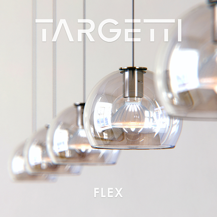 Targetti Flex (704090) - Pendant light - 3D model