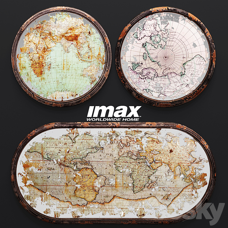 Mirrors Map IMAX Corporation - Frame - 3D model