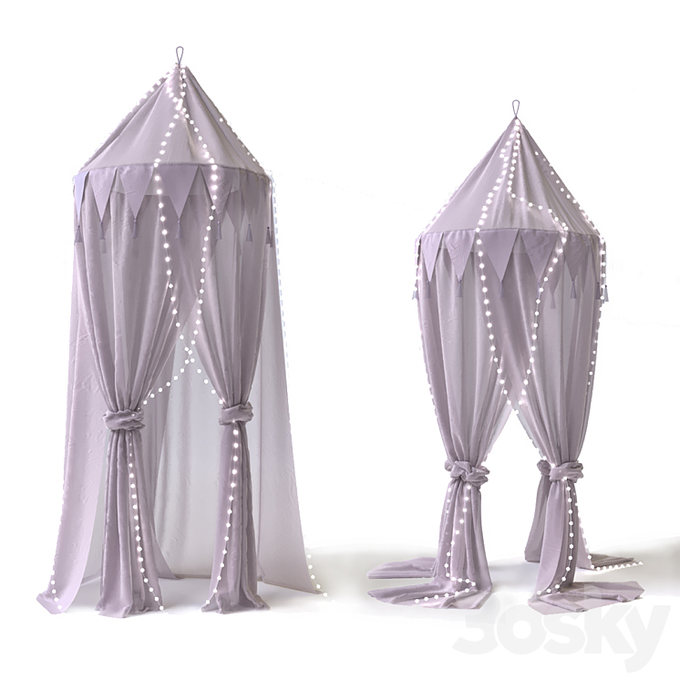 Cotton canopy - Miscellaneous - 3D model