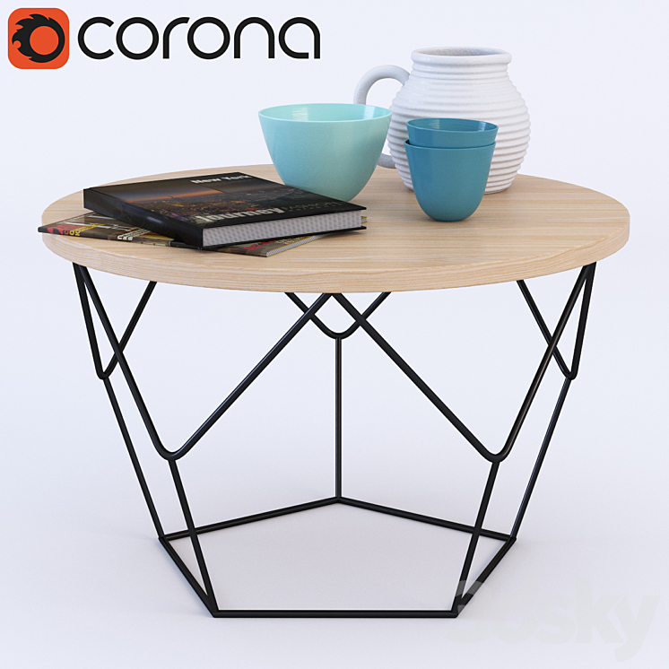 Origami Coffee Table - Table - 3D model