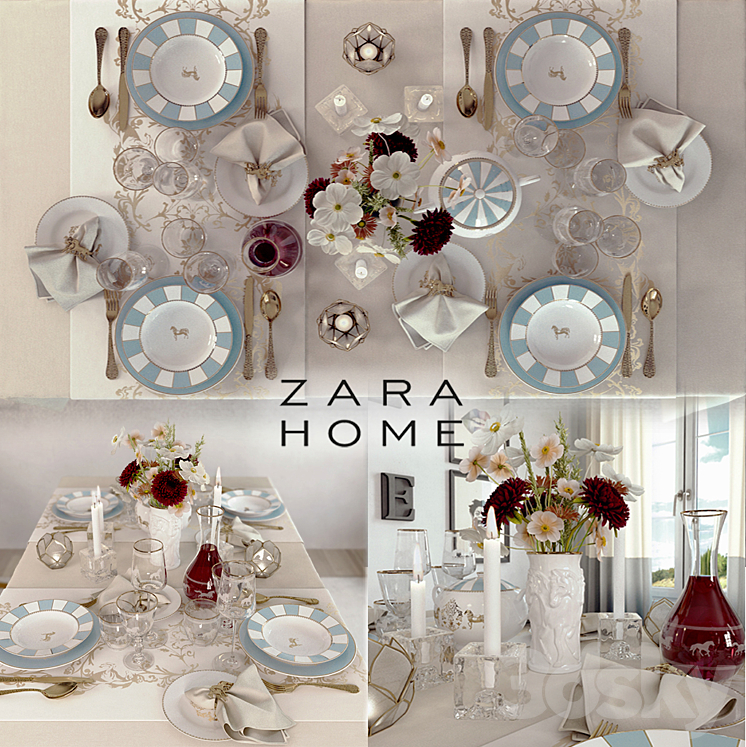 TABLEWARE ZARA HOME - Tableware - 3D model