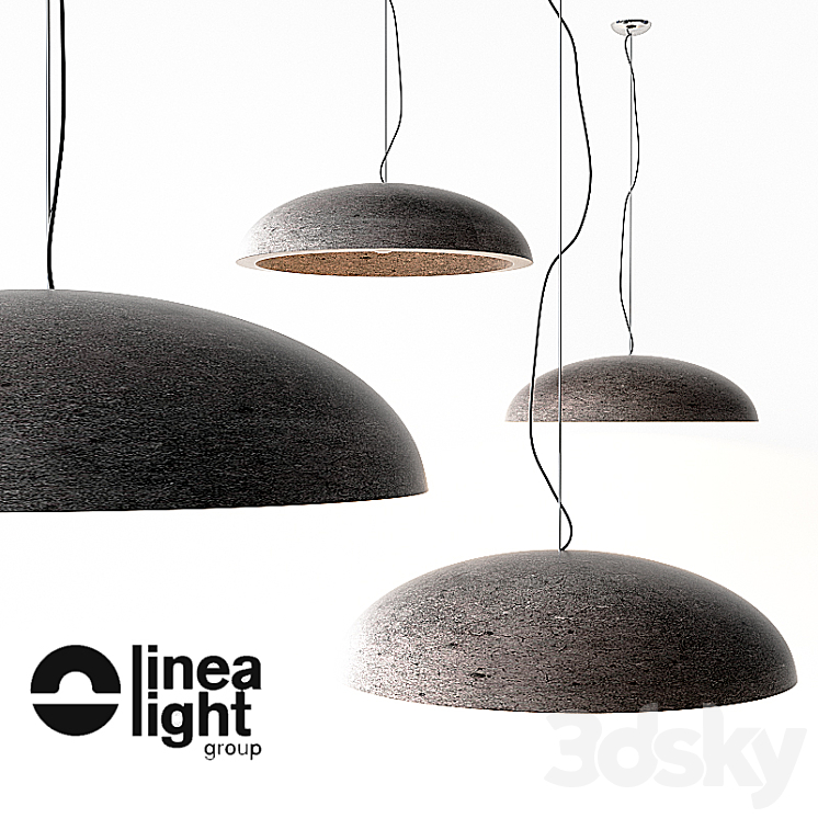Linea Light Group Entourage - Pendant light - 3D model