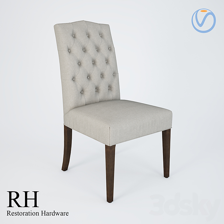 BENNETT CAMELBACK - Chair - 3D model