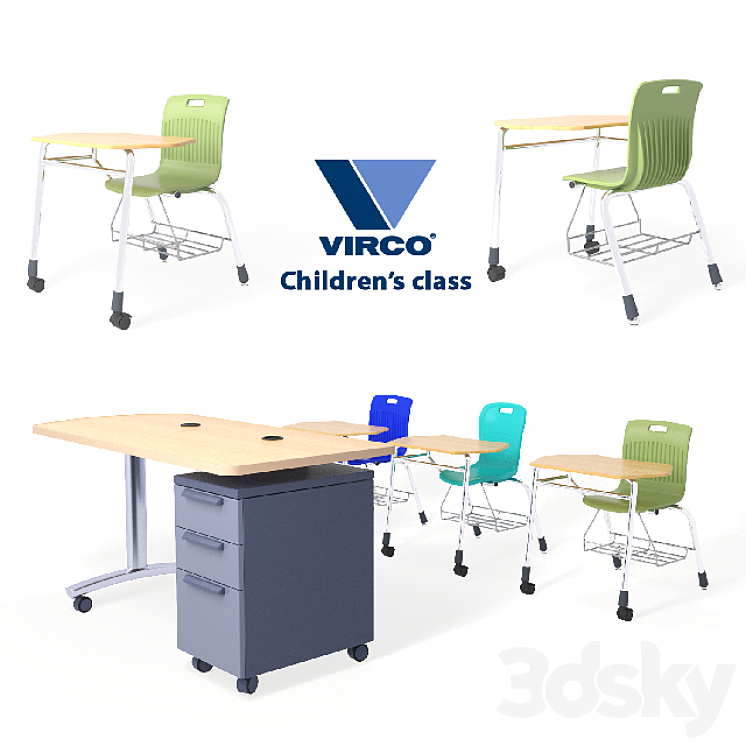 Virco School Furniture - Office furniture - 3D model