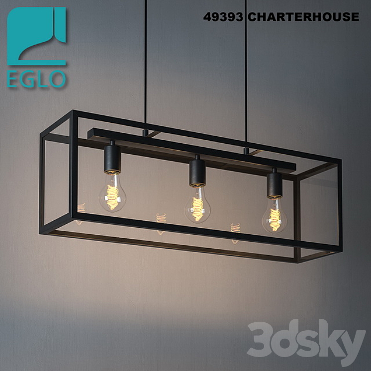 EGLO CHARTERHOUSE 49393, 49394 - Pendant light - 3D model