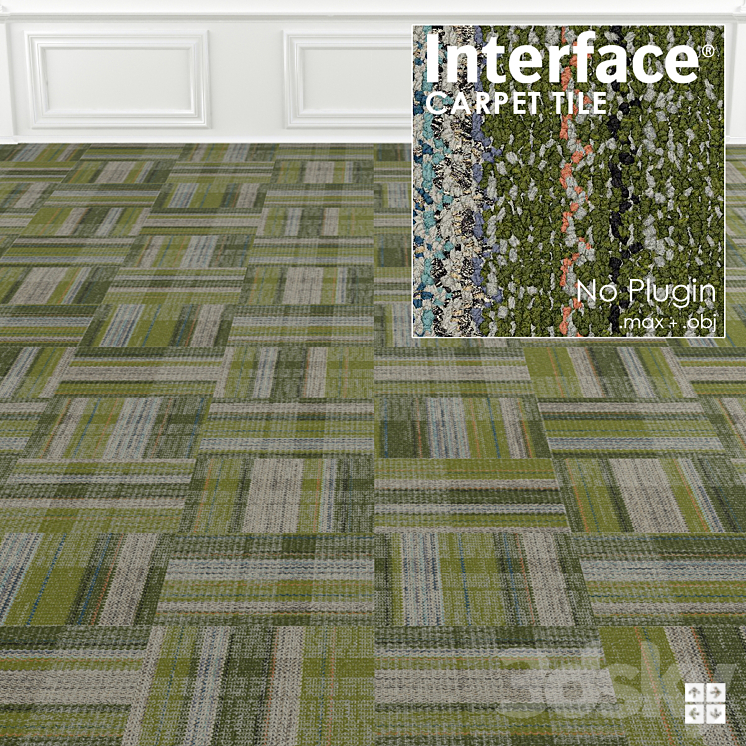 Interface Carpet Summer House Texture No: 2 - Carpets - 3D model