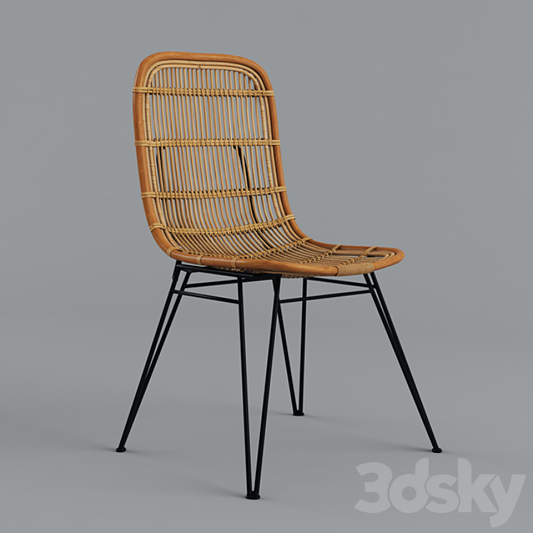 SILLAS DE MIMBRE 02 - Chair - 3D model