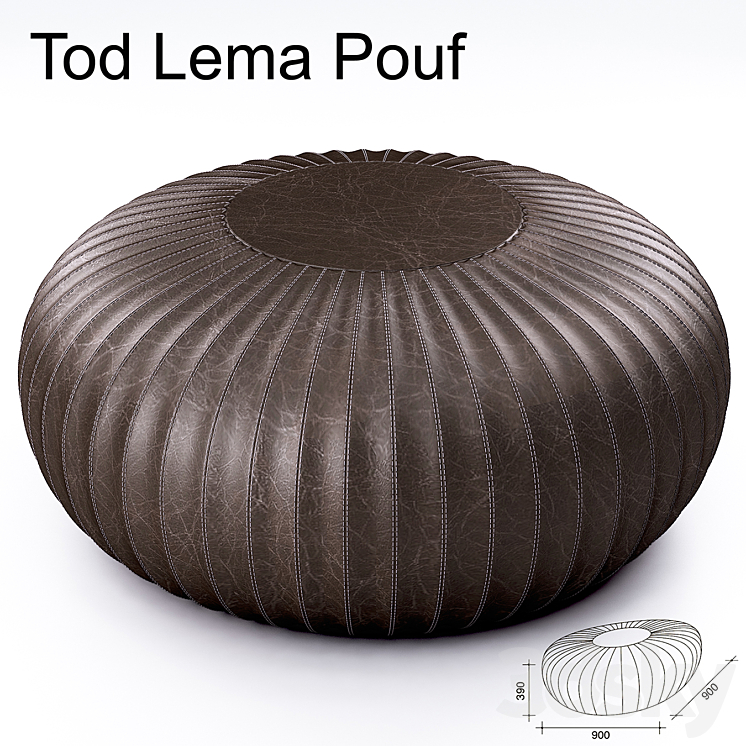 Tod Lema Pouf - Other soft seating - 3D model