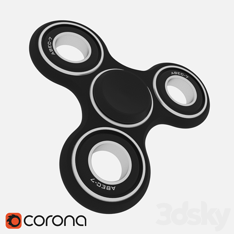 Spinner - Toy - 3D model