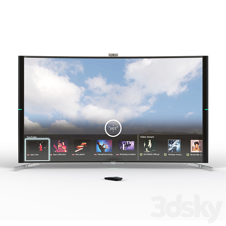 Sony - TV - 3D model
