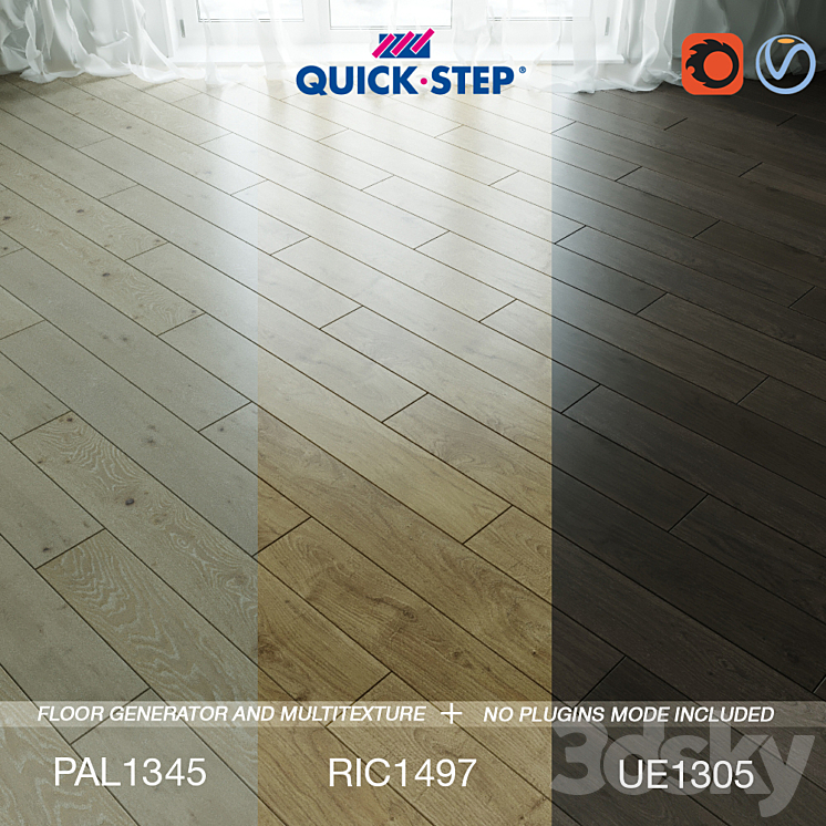 Quick-step Flooring Vol.28 - Floor coverings - 3D model