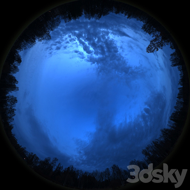 Blue Hour HDRi 1119 - HDRI - 3D model