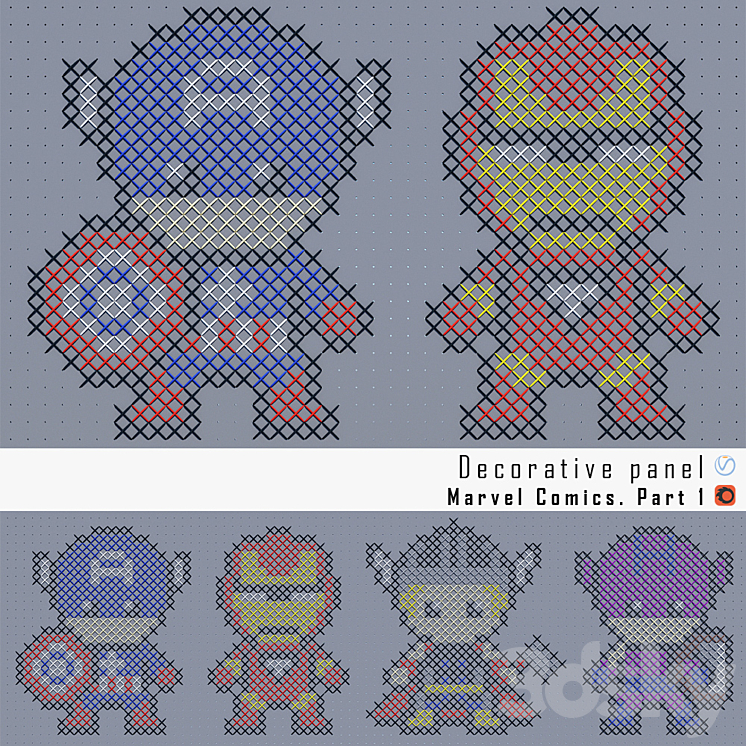 Marvel comics 1 - Miscellaneous - 3D model