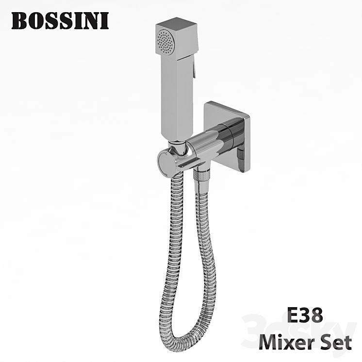 Bossini CUBE BRASS MIXER SET E38001 - Faucet - 3D model