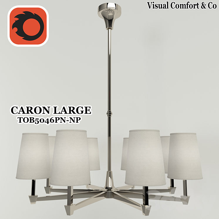 CARON LARGE - Pendant light - 3D model