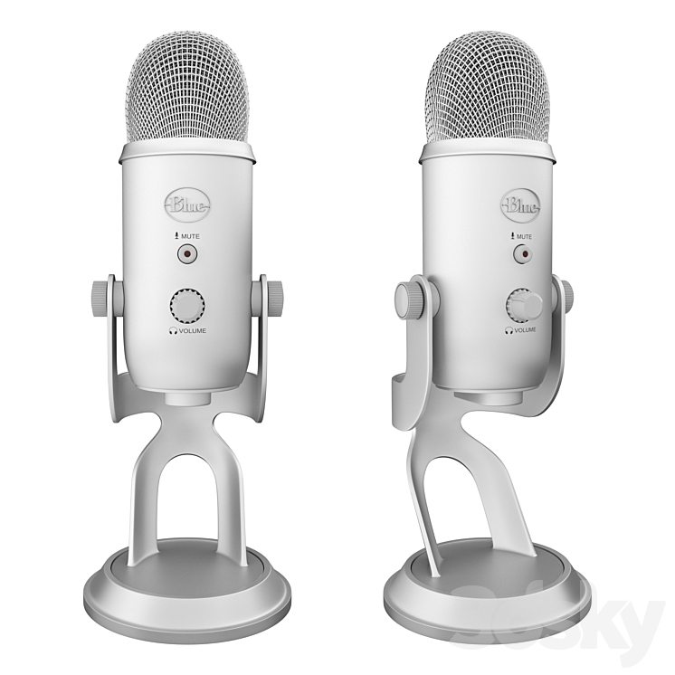 Micro Yeti - Audio tech - 3D model