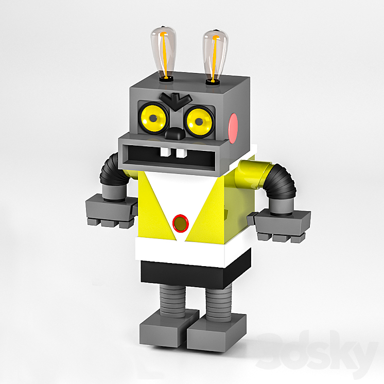 Robot Hare - Toy - 3D model