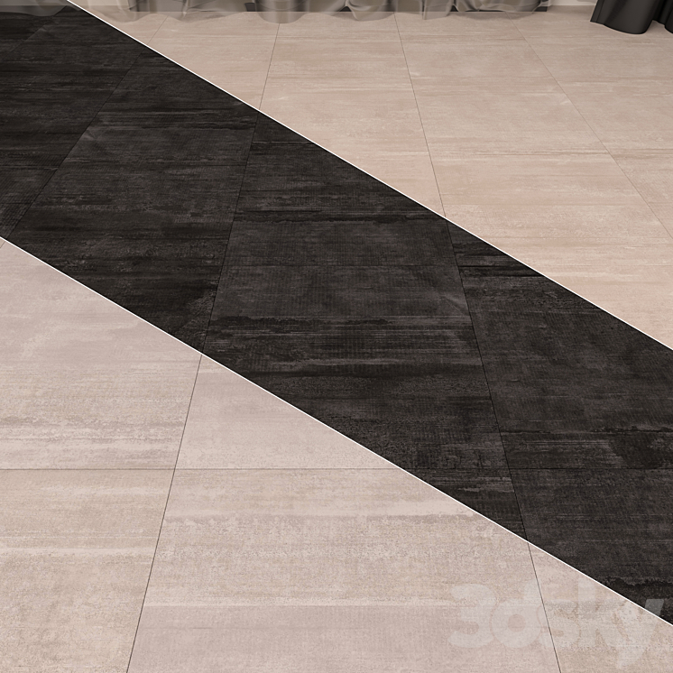 Gres Floor Set 2 - Tile - 3D model