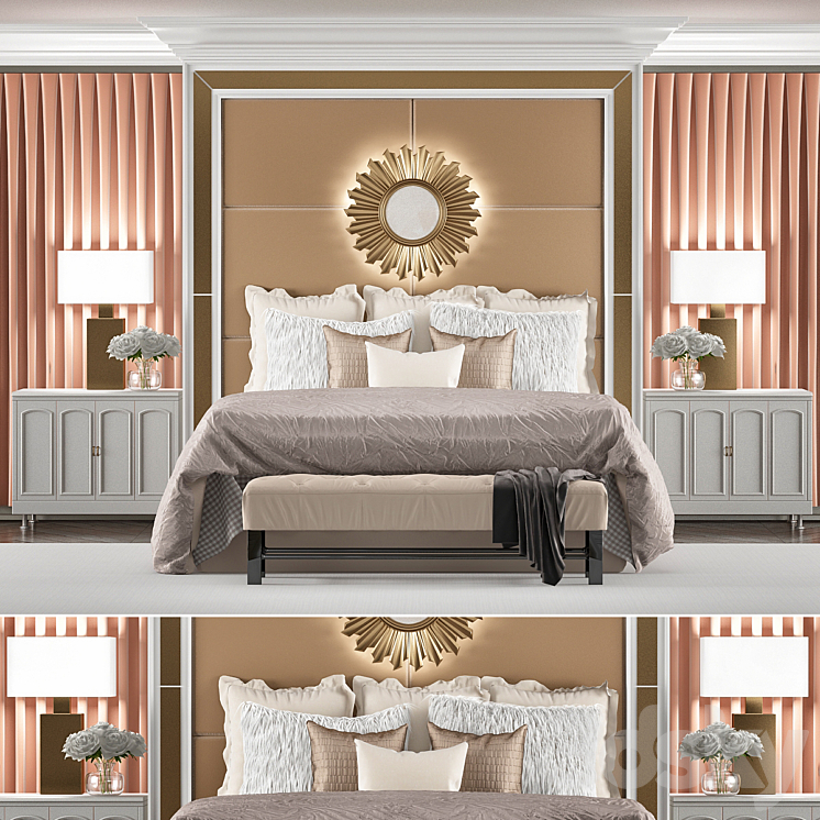 Office and Study in Canada by Powell & Bonnell - Bed - 3D model