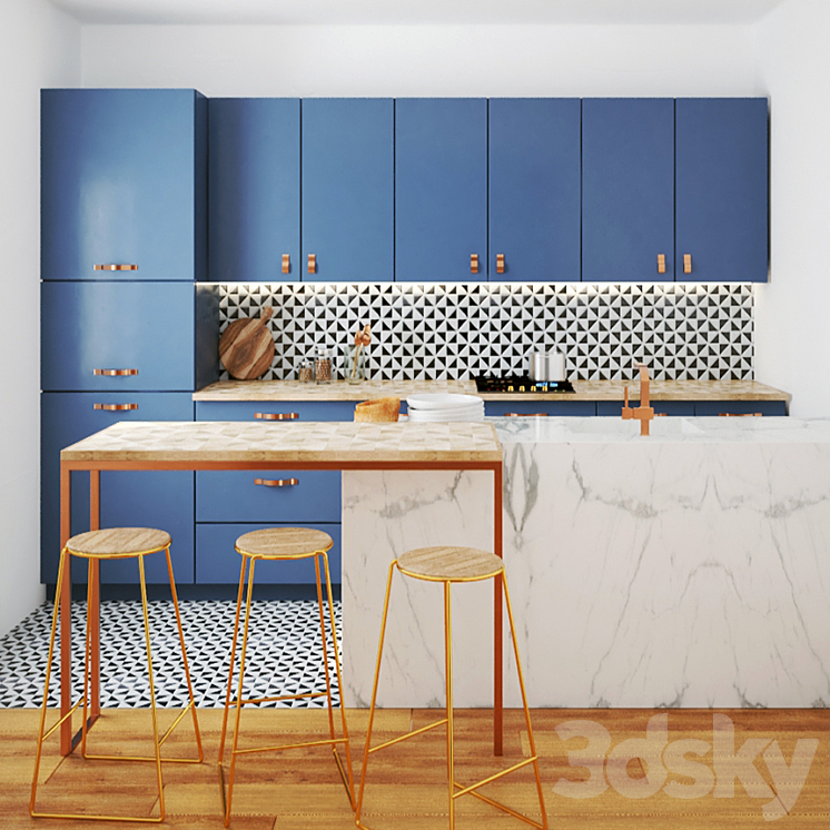 Classical Kitchen - Kitchen - 3D model