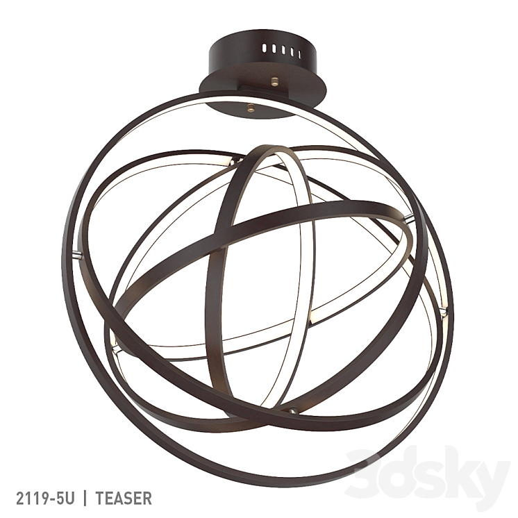 Favor 2119-5U - Ceiling lamp - 3D model