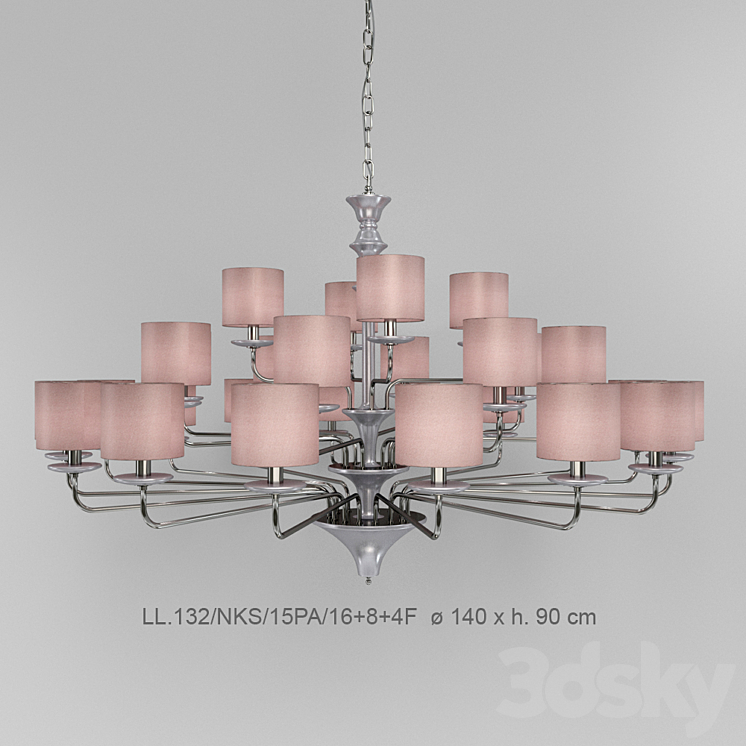 Chandelier Lorenzon - Pendant light - 3D model