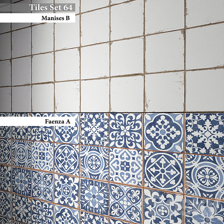 Tiles set 64 - Tile - 3D model