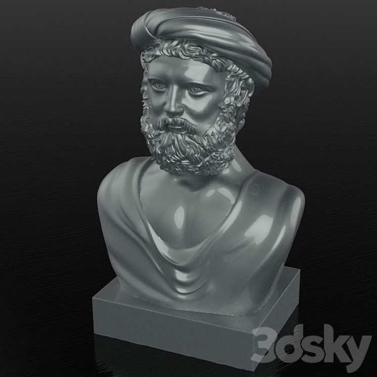 Pythagoras - Sculpture - 3D model
