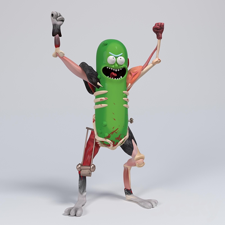 Pickle rick - Creature - 3D model