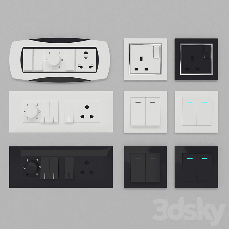 Switches - Miscellaneous - 3D model