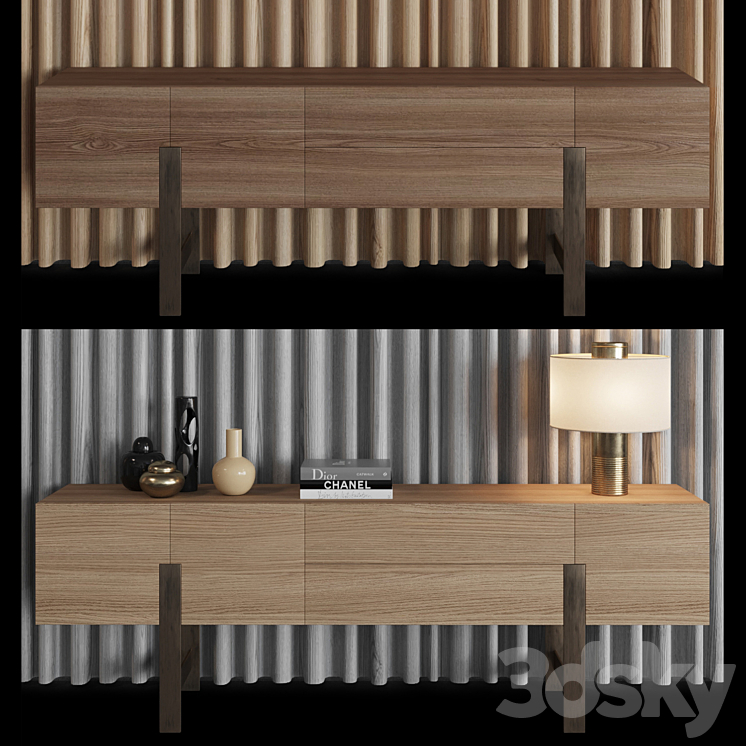 Chest and panel Emmemobili Gala and Rideau Boiserie - Sideboard & Chest ...