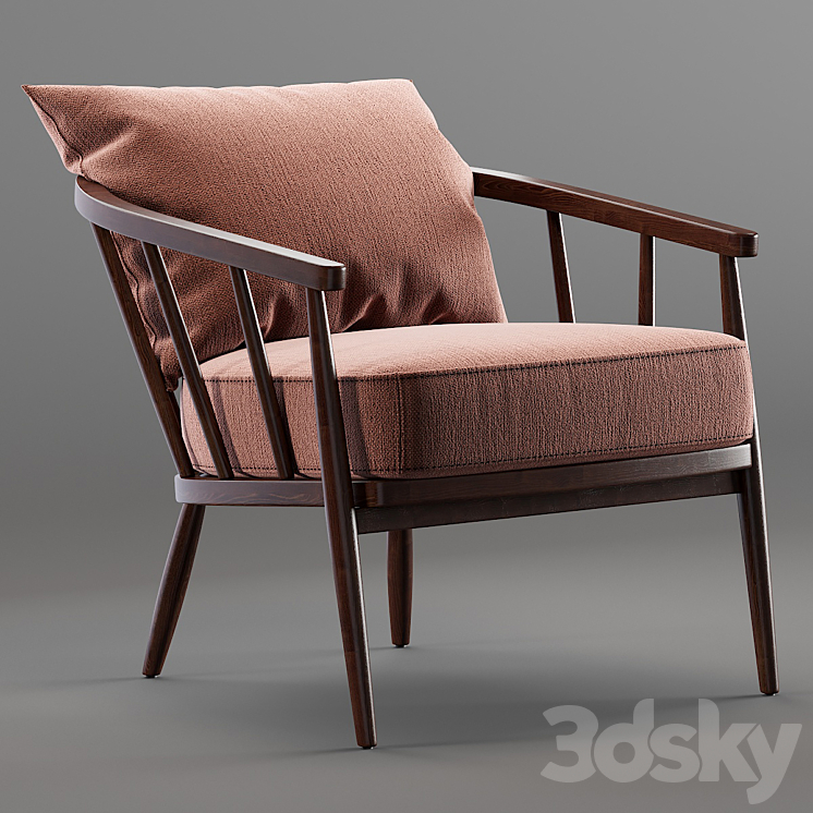 John Lewis- Croft Collection Frome Armchair - Arm chair - 3D model