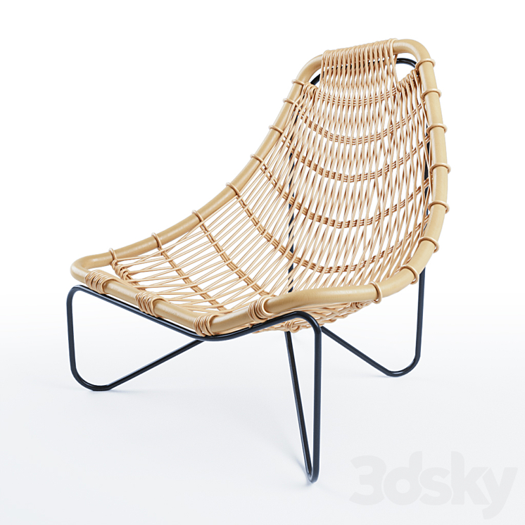 Tina armchair & sofa - Arm chair - 3D model