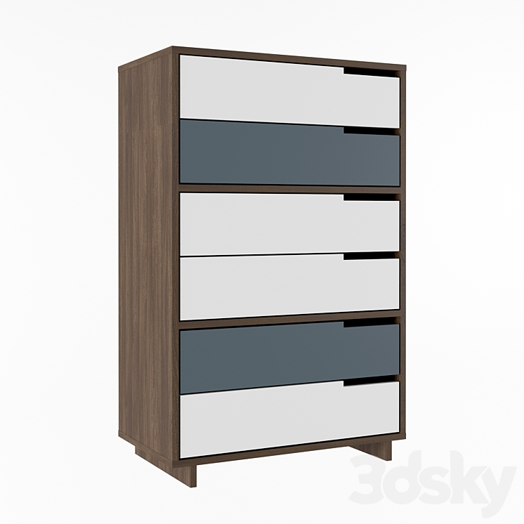 Chest modu licious 5 dresser - Sideboard & Chest of drawer - 3D model