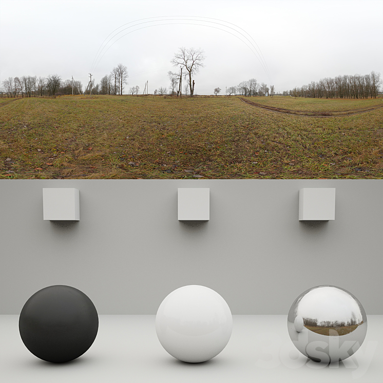 Hdri fall - HDRI - 3D model