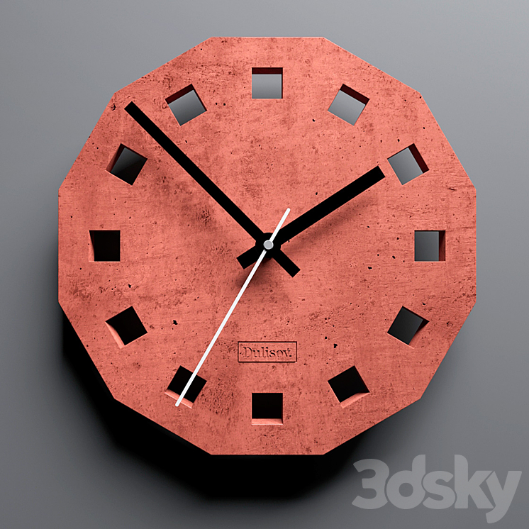 Brick Wall Clock - Watches & Clocks - 3D model